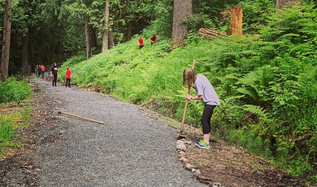 Trail Building - Chilliwack Park Society